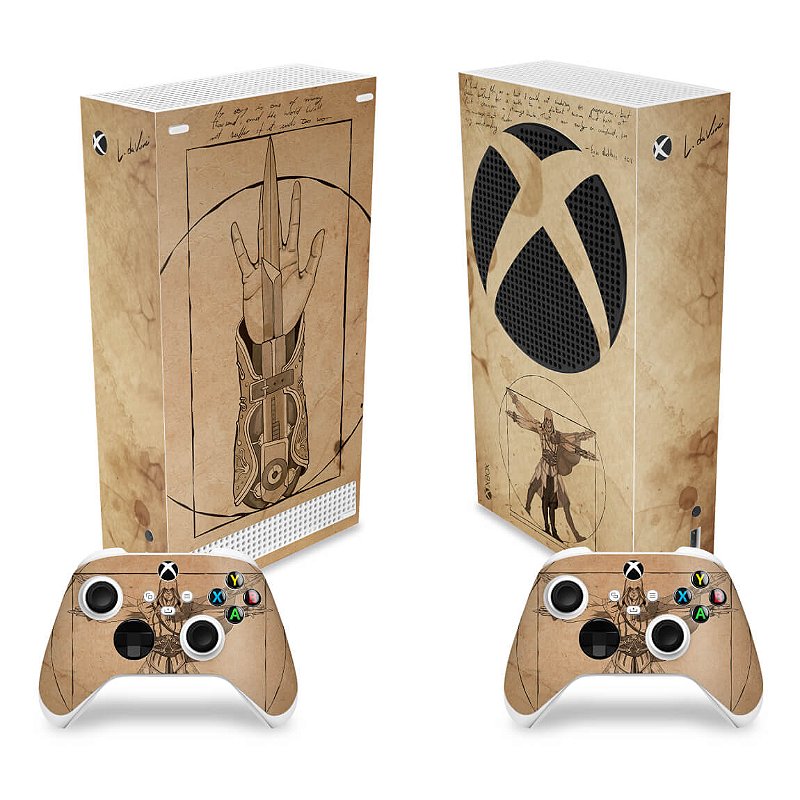 Skin Xbox Series S - Assassin’S Creed Vitruviano - Pop Arte Skins
