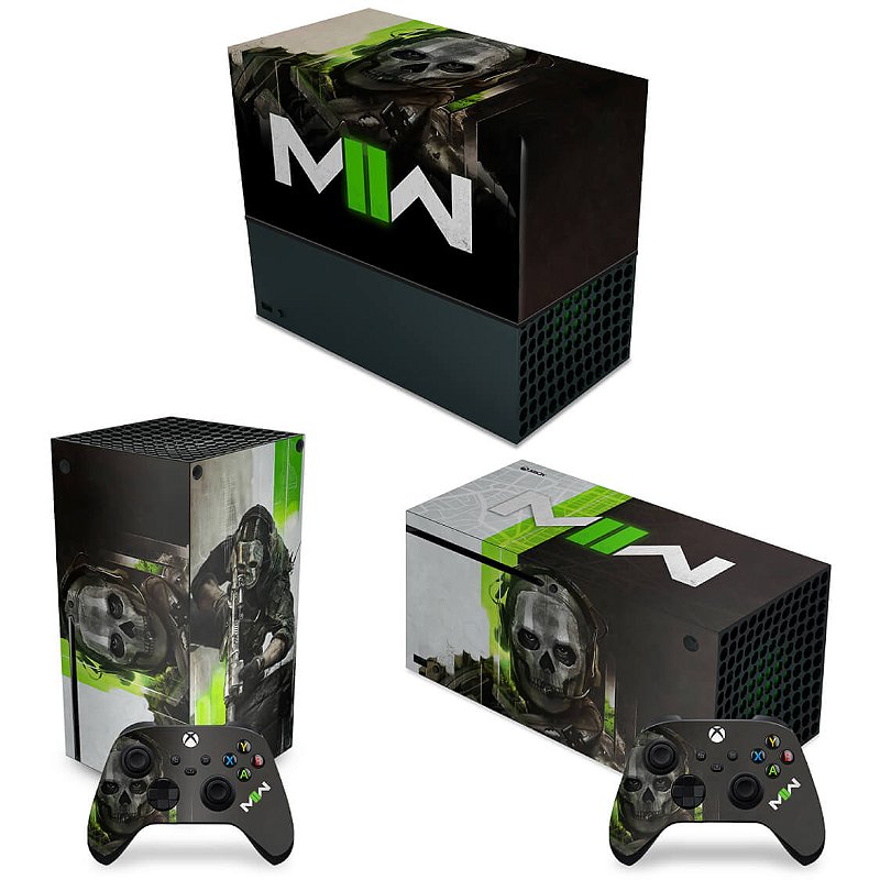 KIT Xbox Series X Capa Anti Poeira e Skin - Call Of Duty Modern Warfare ...