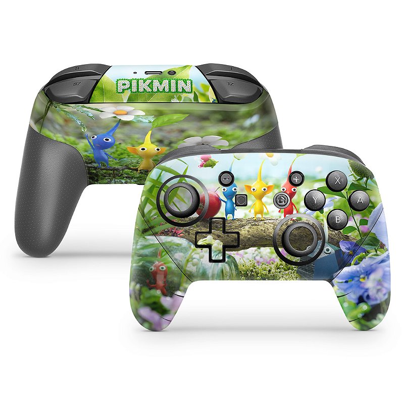 Nintendo Switch Pro Controle Skin - Pikmin - Pop Arte Skins