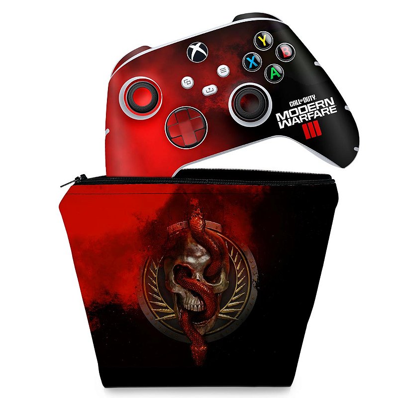KIT Capa Case e Skin Xbox Series S X Controle - Call Of Duty Modern ...