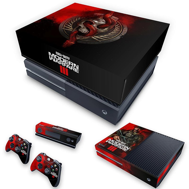 KIT Xbox One Fat Skin e Capa Anti Poeira - Call Of Duty Modern Warfare ...