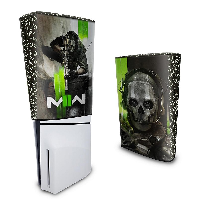 Capa PS5 Slim Anti Poeira - Call Of Duty Modern Warfare II - Pop Arte Skins
