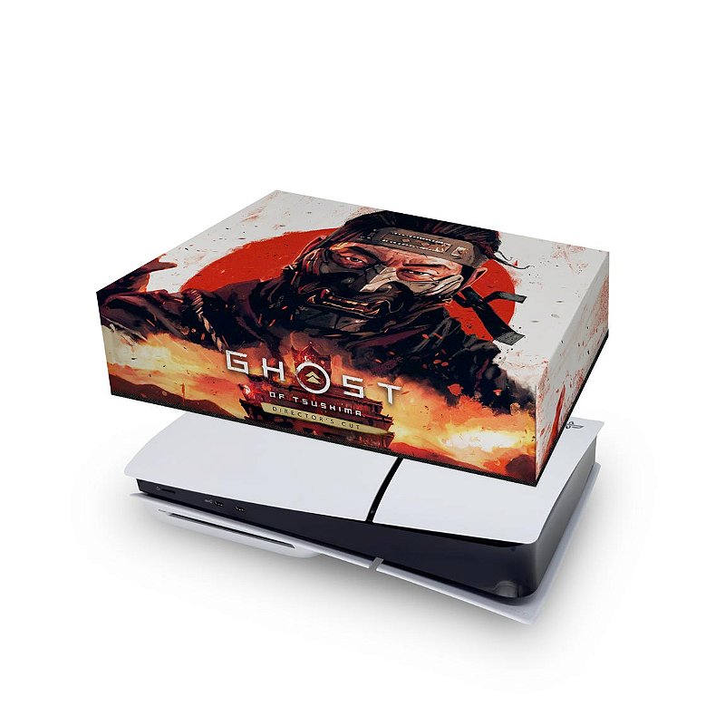 PS5 Slim Capa Anti Poeira - Ghost Of Tsushima Director's Cut - Pop Arte ...