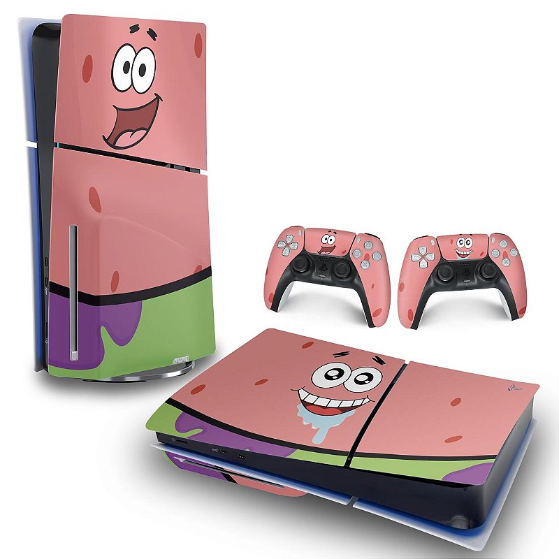 Skin PS5 Slim Horizontal - Patrick - Pop Arte Skins