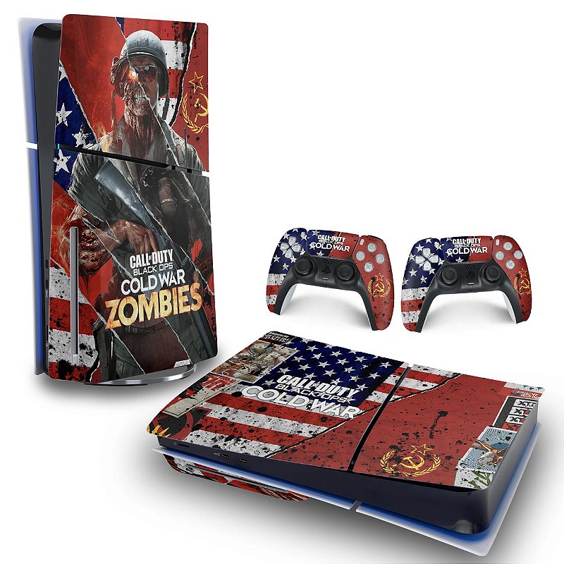 Skin PS5 Slim Horizontal - Call Of Duty Cold War - Pop Arte Skins