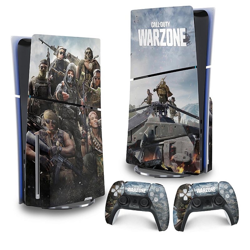 Skin PS5 Slim Vertical - Call of Duty Warzone - Pop Arte Skins