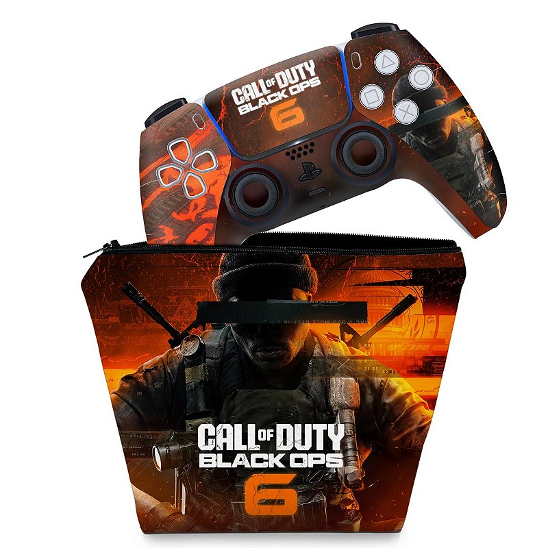 KIT Capa Case e Skin PS5 Controle - Call of Duty Black Ops 6 - Pop Arte ...