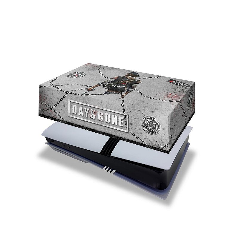 PS5 Pro Capa Anti Poeira Horizontal - Days Gone - Pop Arte Skins