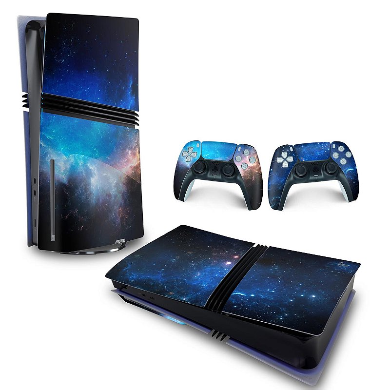 Skin PS5 Pro Horizontal - Universo Cosmos - Pop Arte Skins