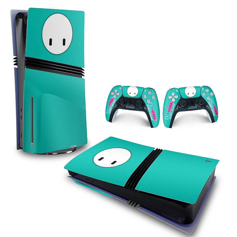 Skin PS5 Pro Horizontal - Fall Guys - Pop Arte Skins