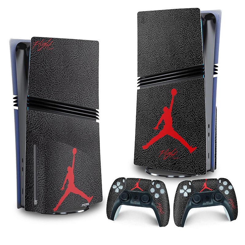 Skin PS5 Pro Vertical - Jordan Flight - Pop Arte Skins