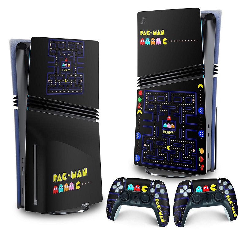 Skin PS5 Pro Vertical - Pac Man - Pop Arte Skins