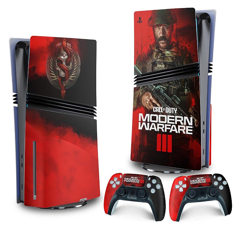 Skin PS5 Pro Vertical - Call Of Duty Modern Warfare III - Pop Arte Skins