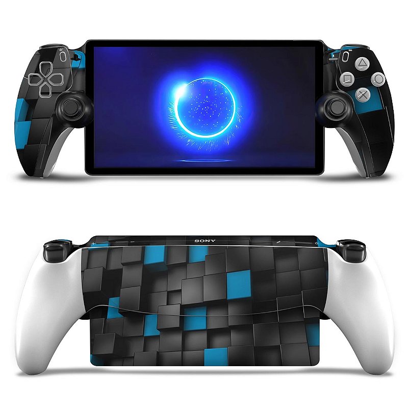 Skin Anti-Rage Playstation Portal PS Adesivo - Cubos - Pop Arte Skins