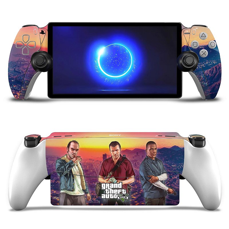 Skin Anti-Rage Playstation Portal PS Adesivo - GTA V - Pop Arte Skins