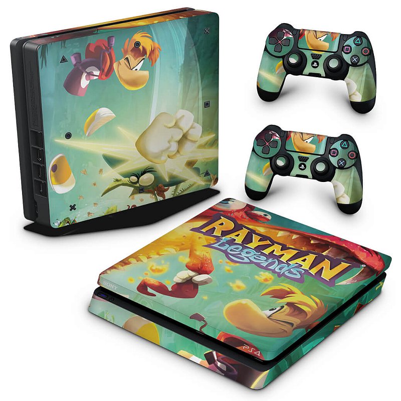 PS4 Slim Skin - Rayman Legends - Pop Arte Skins