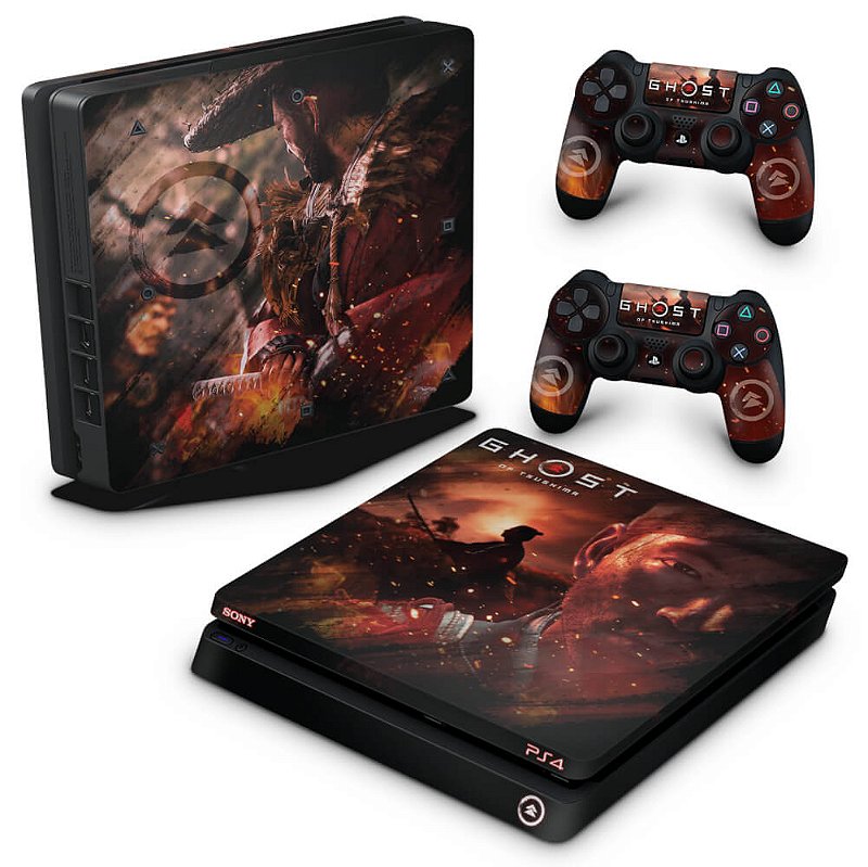 PS4 Slim Skin Ghost of Tsushima