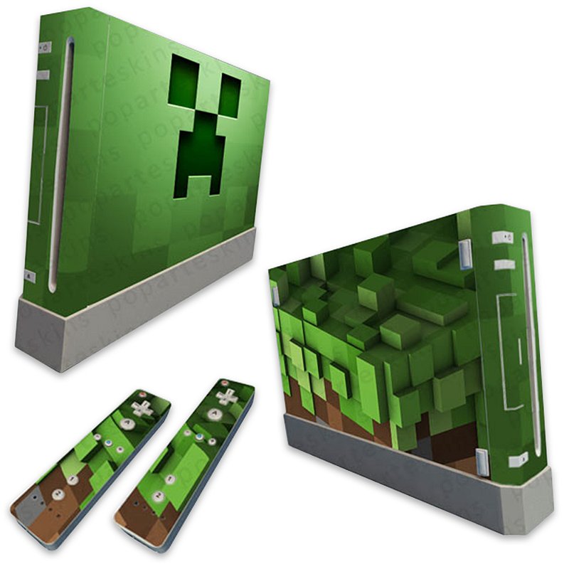 Skin Nintendo Wii - Minecraft - Pop Arte Skins