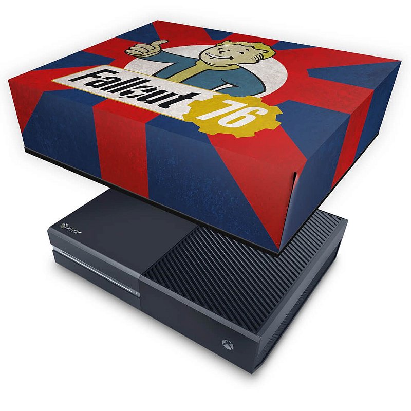 Xbox One Fat Capa Anti Poeira - Fallout 76 - Pop Arte Skins