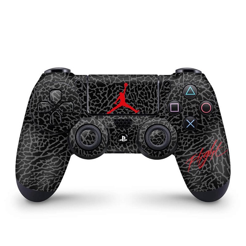 Skin PS4 Controle - Air Jordan Flight - Pop Arte Skins