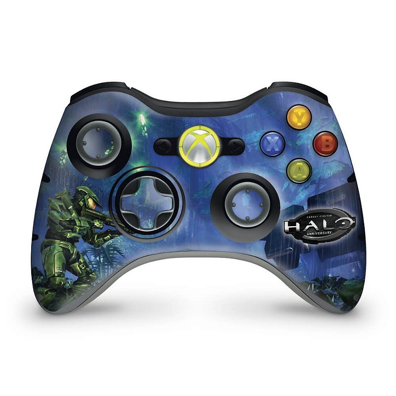 Skin Xbox 360 Controle - Halo Anniversary - Pop Arte Skins