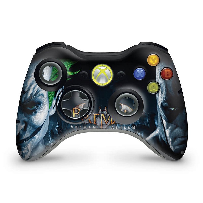 Skin Xbox 360 Controle - Batman Arkham Asylum - Pop Arte Skins