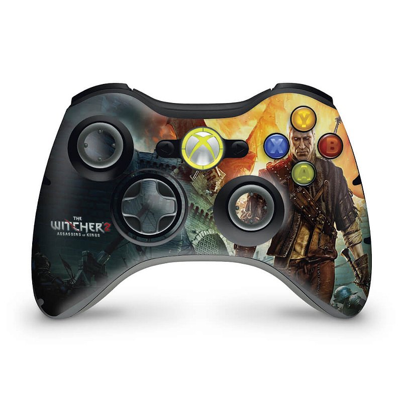 Skin Xbox 360 Controle - The Witcher 2 - Pop Arte Skins