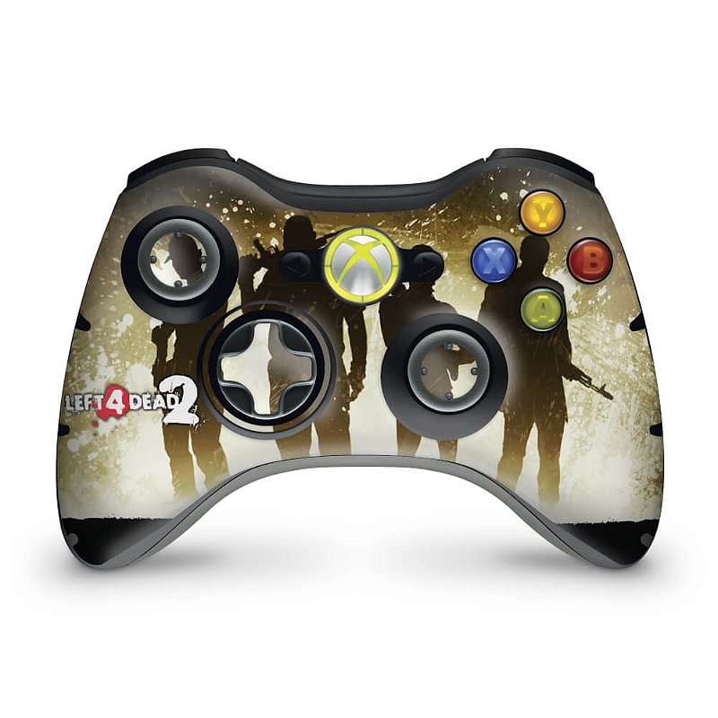 Skin Adesivo Para Xbox 360 Controle Left 4 Dead 2