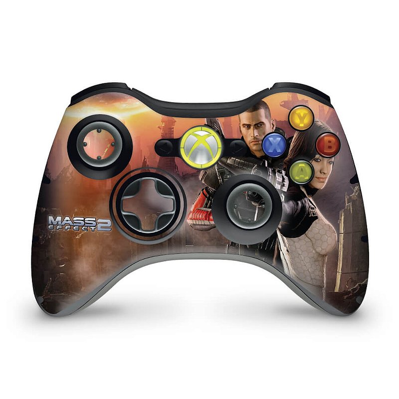 Skin Xbox 360 Controle - Mass Effect 2 - Pop Arte Skins