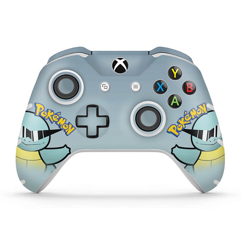 Skin Xbox One Slim X Controle - Pokemon Squirtle - Pop Arte Skins