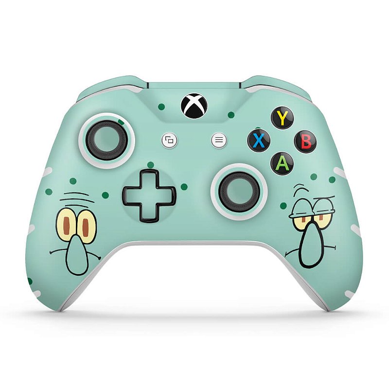 Skin Xbox One Slim X Controle - Lula Molusco Bob Esponja - Pop Arte Skins