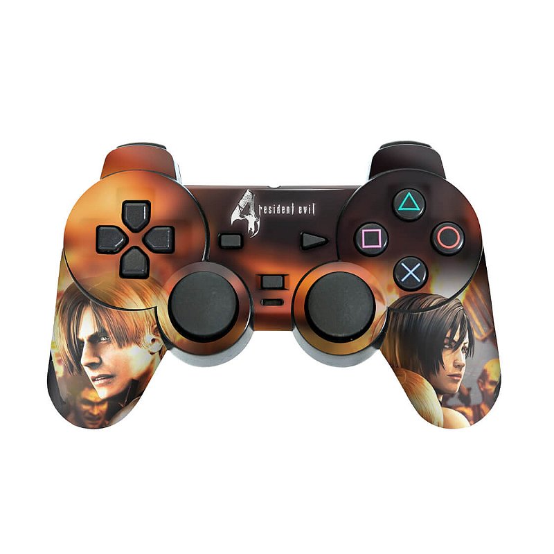 PS2 Controle Skin - Resident Evil 4 - Pop Arte Skins