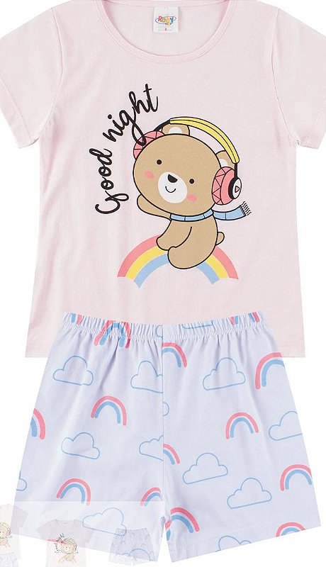 Pijama Infantil Menina - Rose Rouge Moda Íntima