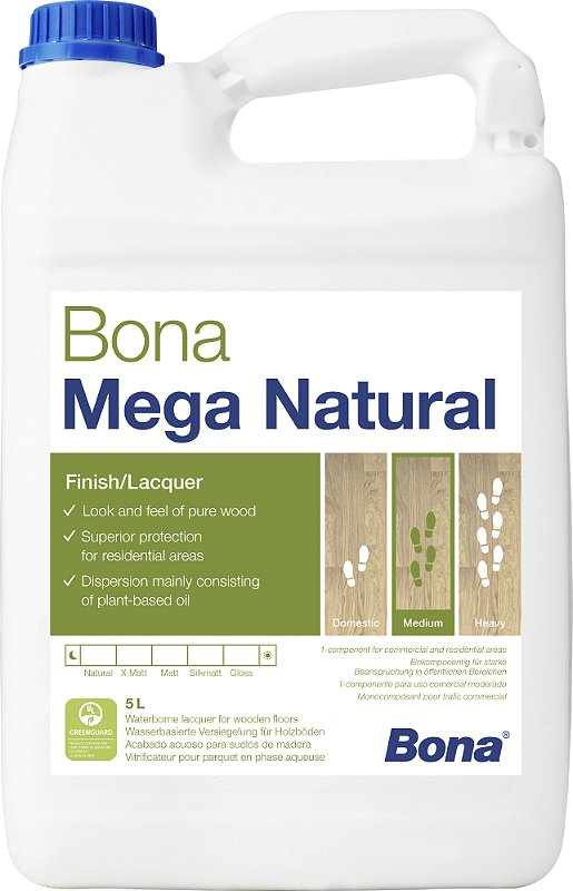 Bona Mega Natural - 5 L - Shopping das Resinas