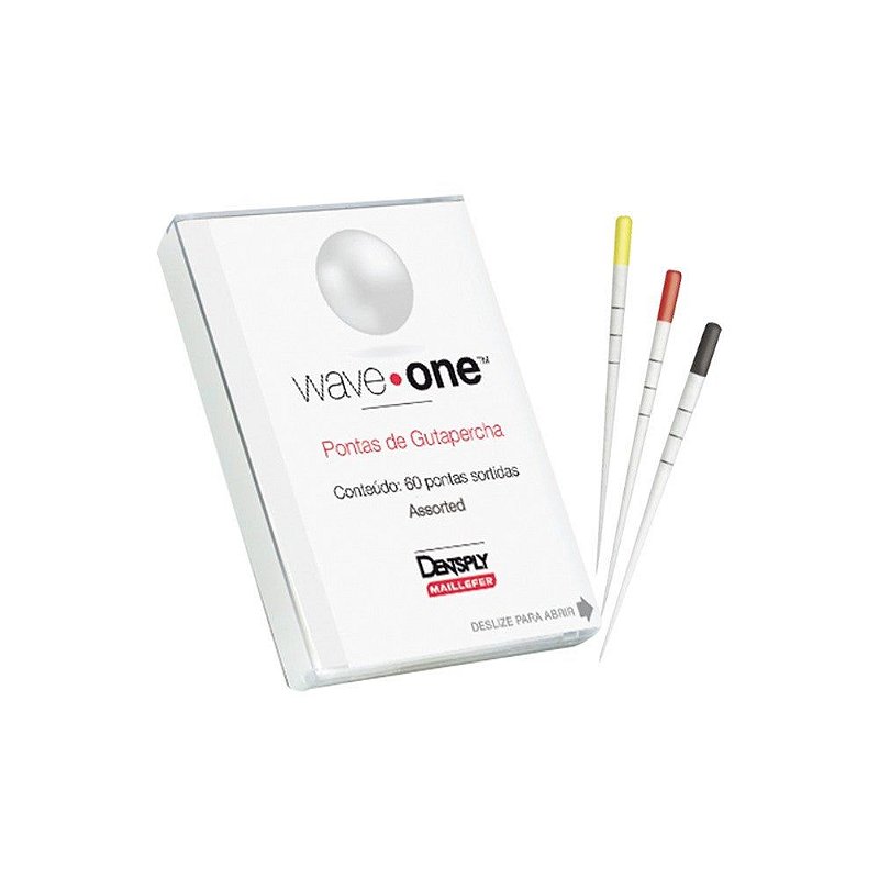 Guta Percha Primary Preta Wave One - Dentsply - DentalSul Distribuidora ...