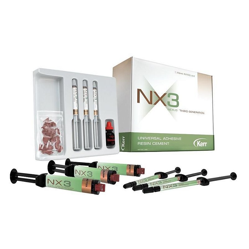Cimento Resinoso Dual NX3 Kit Introdutório Automix Kerr - DentalSul ...