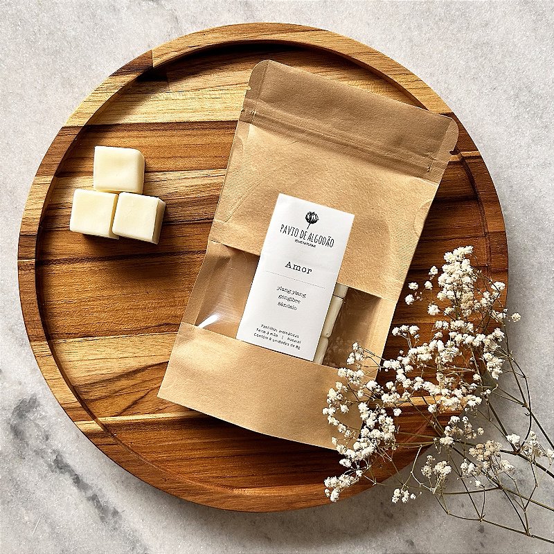 Pastilhas Aromáticas | Amor - Pavio de Algodão