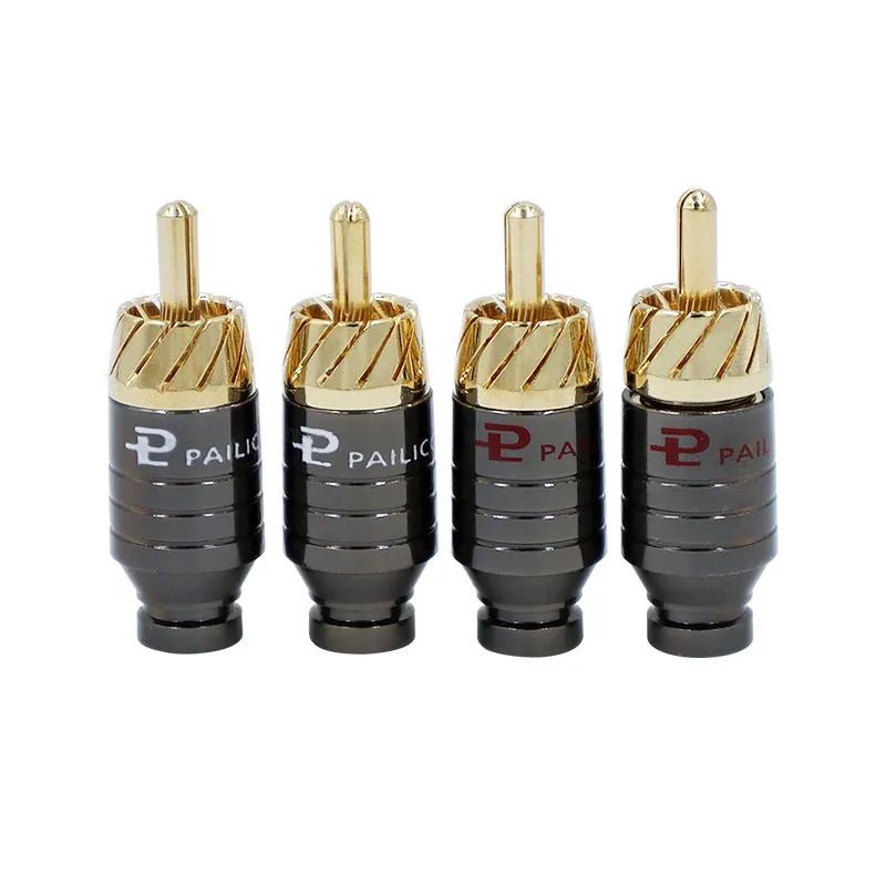 Plug RCA de Alta Qualidade - Conector para entrada/saída de áudio - 4 ...