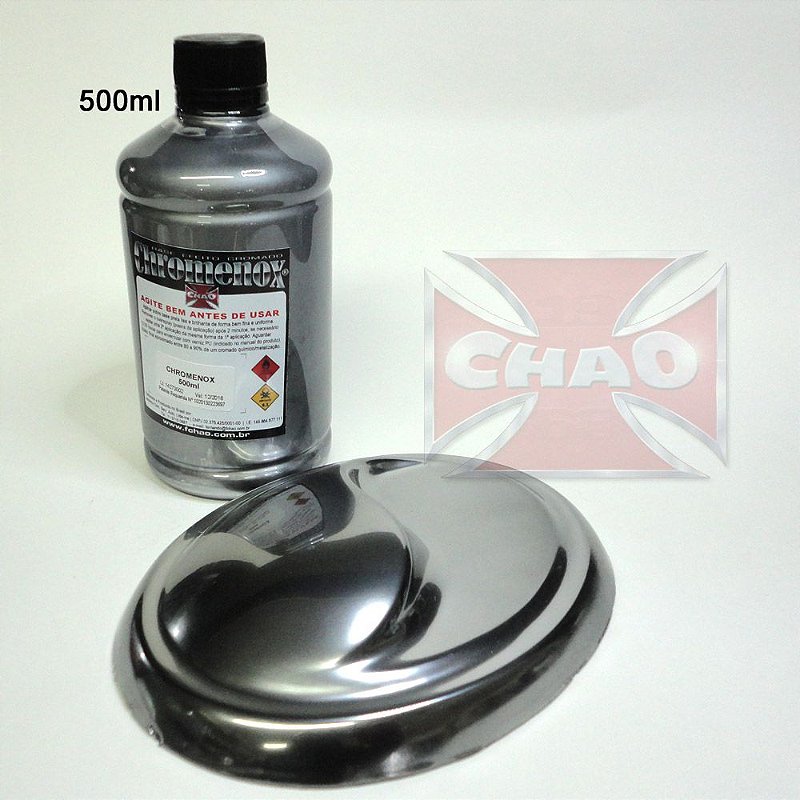 Tinta de efeito cromado Chromenox - Chao Kustom - Tintas Especiais