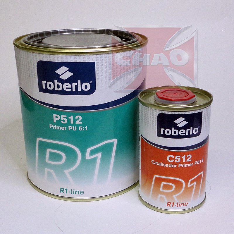 Primer PU 5:1 kit 900ml Roberlo - Chao Kustom - Tintas Especiais