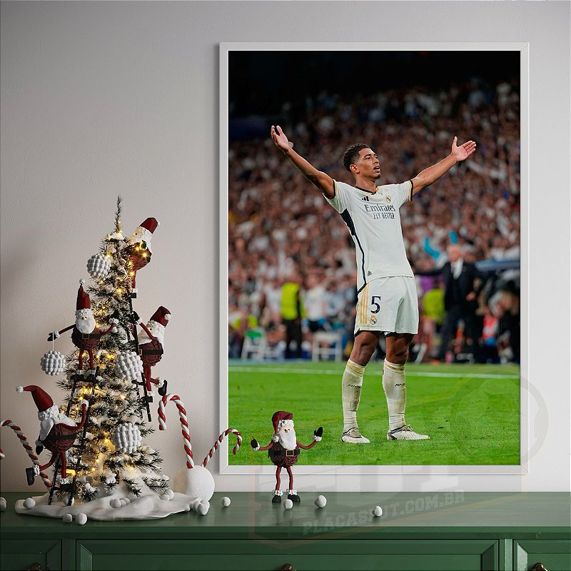 Quadro Bellingham BELIGOL - PlacasFUT - Itens Decorativos