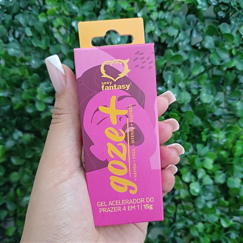 Goze + Acelerador do Prazer 4 em 1 15g Sexy Fantasy - sabrinaamarastore