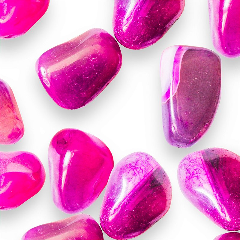 Ágata rosa rolada - Pedra do amor | Cristais Naturais para - Loja de ...