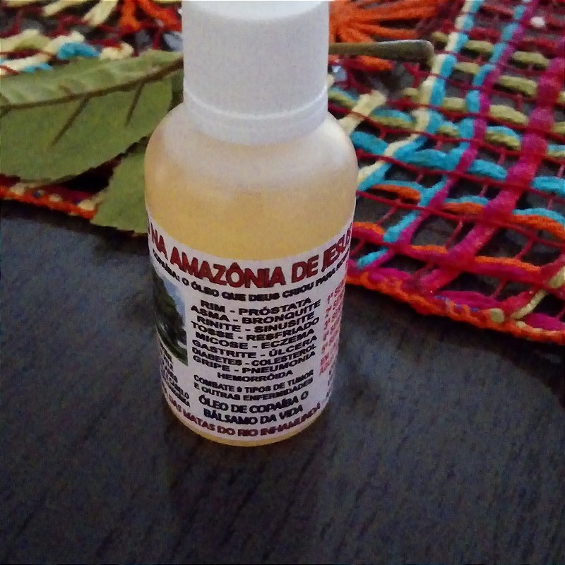 Oleo de Copaiba do Amazonas 100% Puro - Livraria e papelaria Adonai