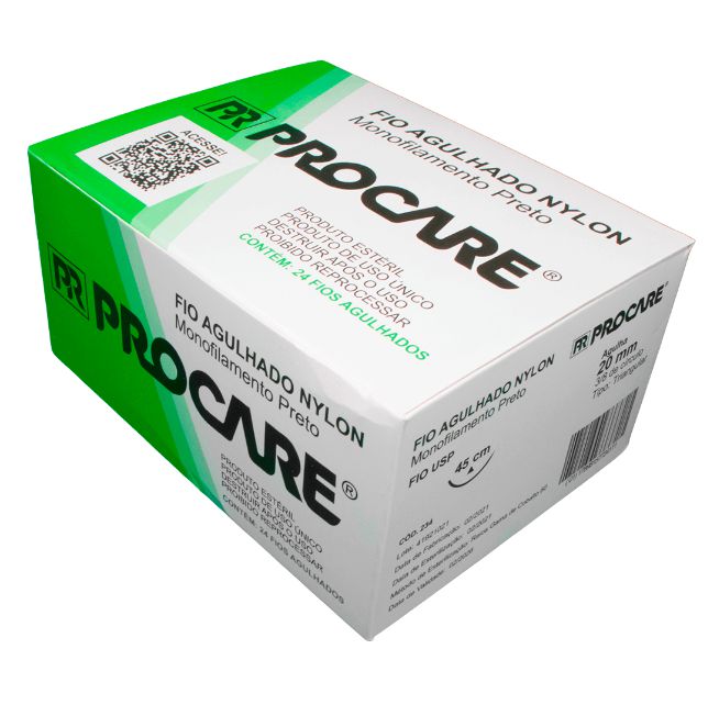 Fio de Sutura Nylon (CX 24UN) - Procare - Medical Place - Loja de ... Fio de Sutura Nylon (CX 24UN) - Procare - Medical Place - Loja de ...