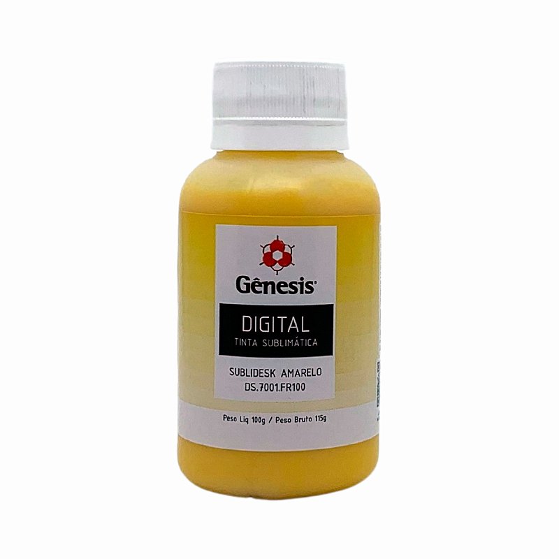 Tinta Amarela Sublimática Gênesis - Global Sublimação | Insumos para ...