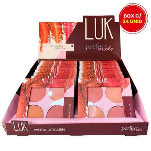 Paleta de Blush Luk | Box Atacadista - Virtual Make | Maquiagem Atacado ...