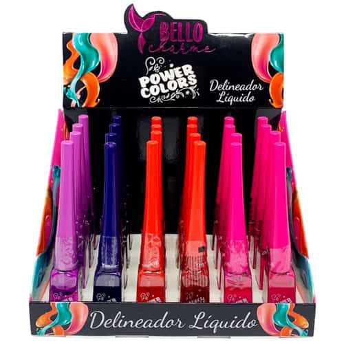 Delineador Líquido Colorido Bello Charme | Atacado Maquiagens - Virtual ...