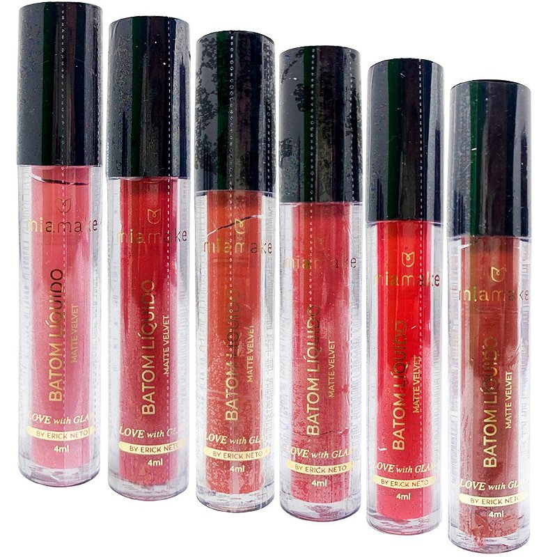 Batom Líquido Matte Mia Make | Distribuidora de Maquiagens - Virtual ...