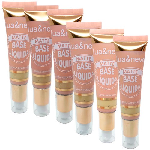 Base Líquida Matte Longa Duração Lua & Neve | Make 10 - Virtual Make ...